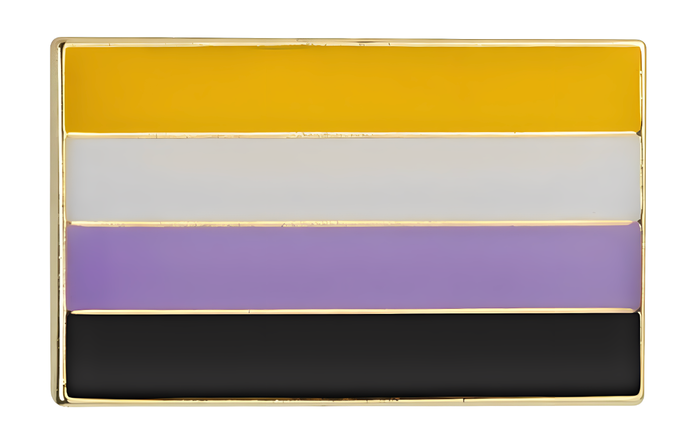 Non Binary Pin | Proud Lgbt 🏳️‍🌈 – Proud LGBT 🏳️‍🌈