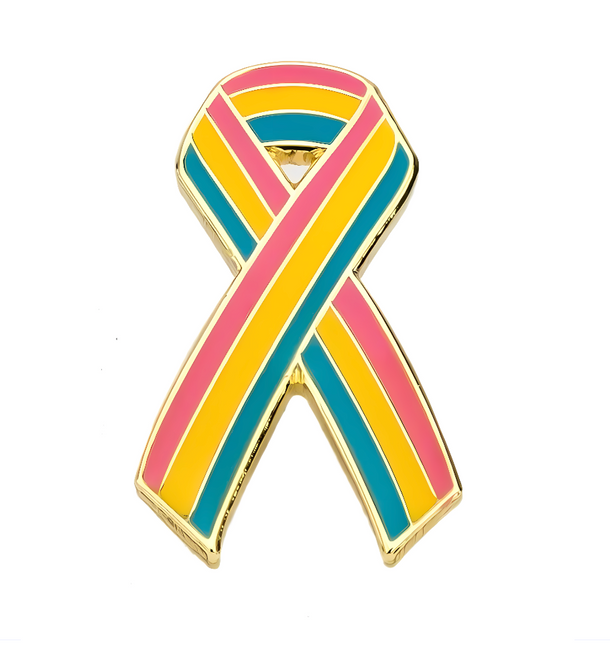 Ribbon Pansexual Pin Proud Lgbt 🏳️‍🌈